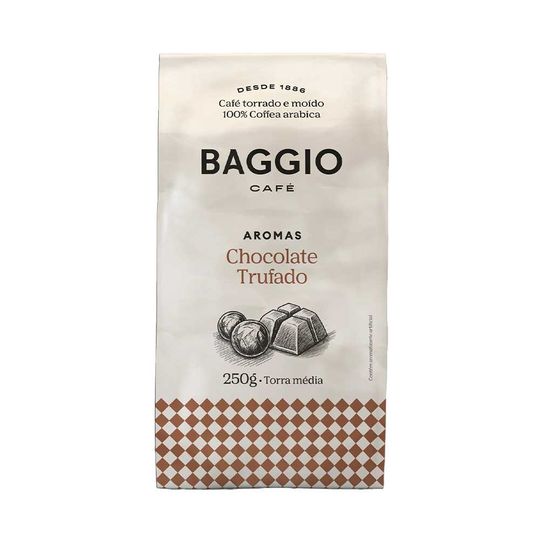 Café Baggio Aromas Chocolate Trufado moído 250 g - cafestore